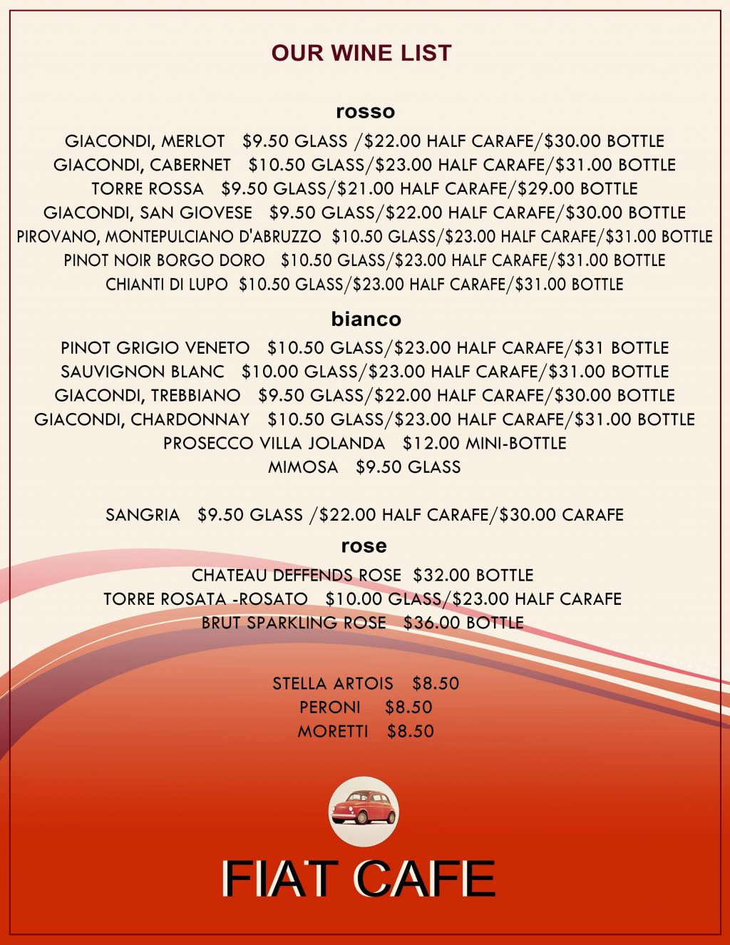 Menus